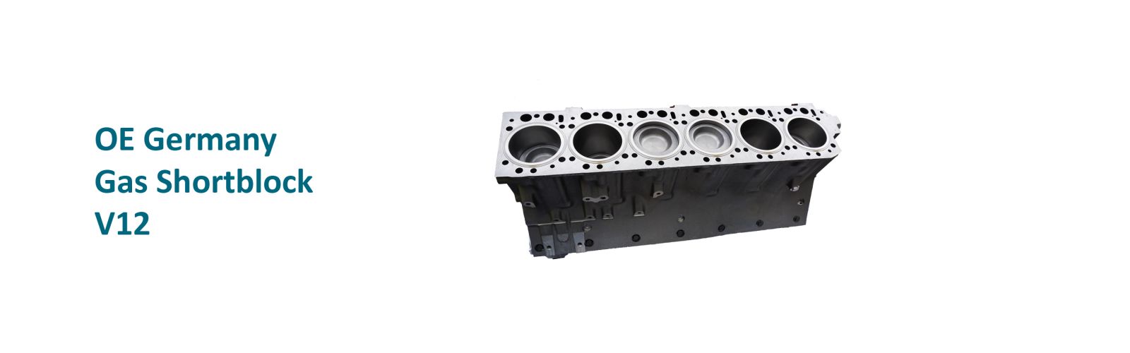 Shortblocks for diesel and gas generators